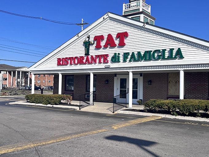 The welcoming entrance promises the kind of family dining experience that creates lifelong food memories.