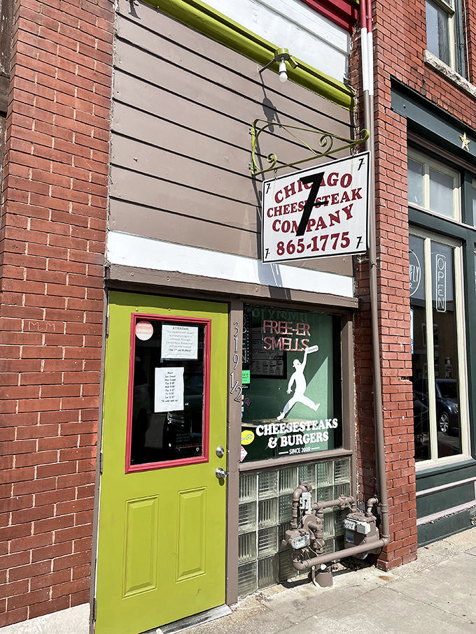 That hanging sign for "Chicago Cheesesteak Company" promises Midwest magic in sandwich form &ndash; and The 7th on Walnut delivers.