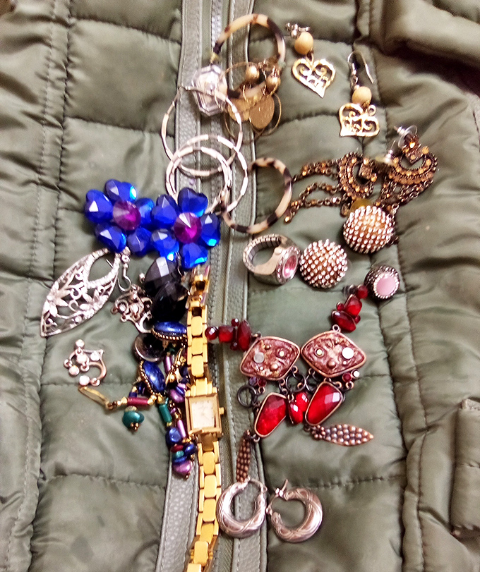 Jewelry and accessories sparkling with the promise of adding glamour to any outfit imaginable.