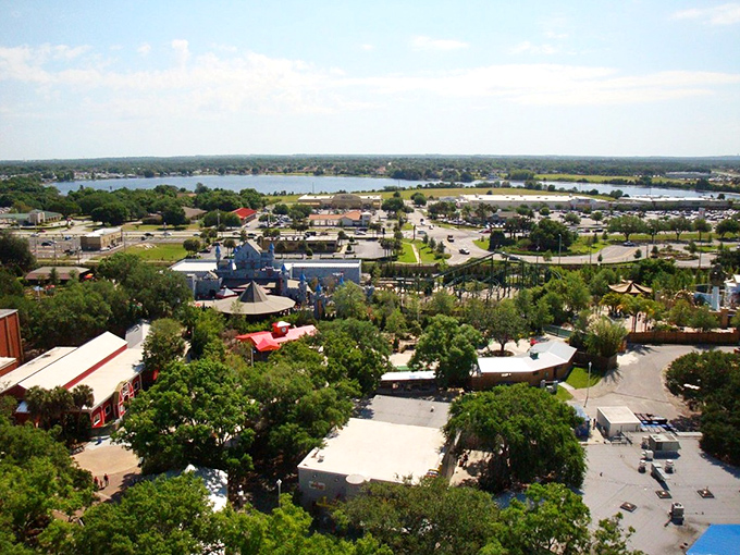 From above, Winter Haven's famous Chain of Lakes resembles a gorgeous blue necklace adorning central Florida's green landscape.