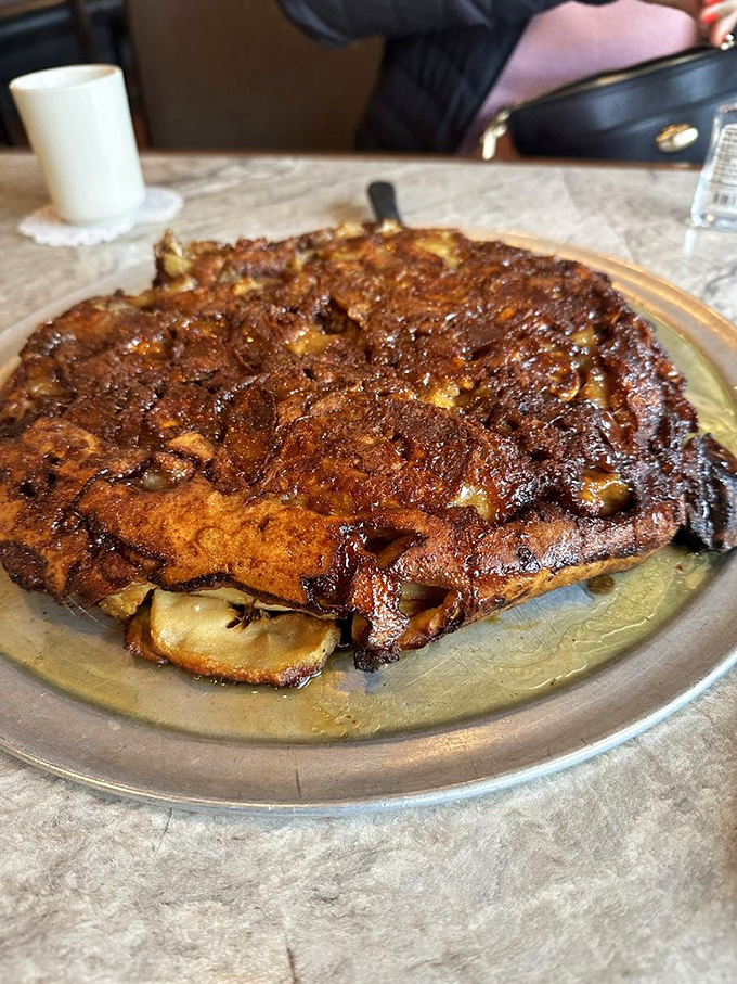The apple pancake &ndash; a golden-brown monument to morning indulgence that makes ordinary flapjacks look like they're not even trying.