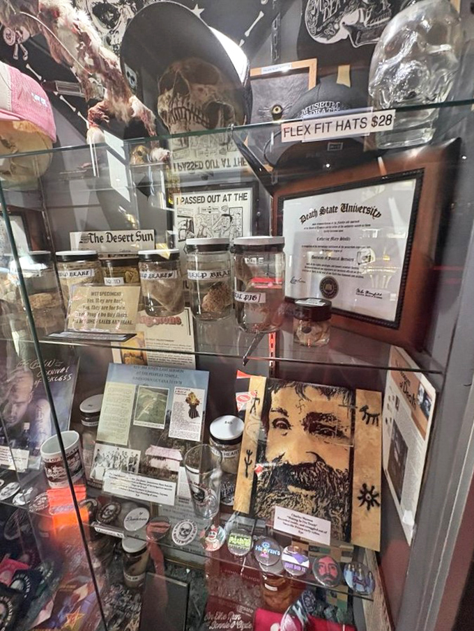 Personal artifacts from infamous cases offer chilling glimpses into criminal minds that continue to fascinate and horrify visitors. 