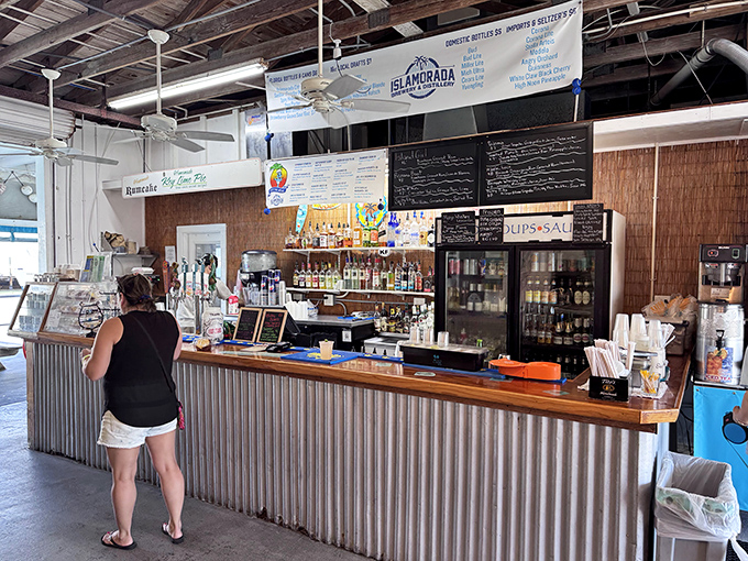 Where culinary dreams begin&mdash;the ordering counter. Simple, straightforward, and the gateway to some of the best seafood you'll ever experience.