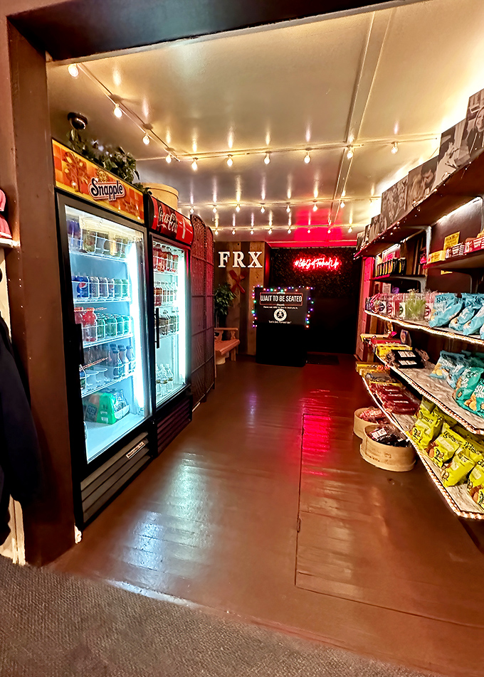 The convenience store section proves Big Mike's understands that sometimes you need chips and soda for the road&mdash;culinary souvenirs from sandwich paradise