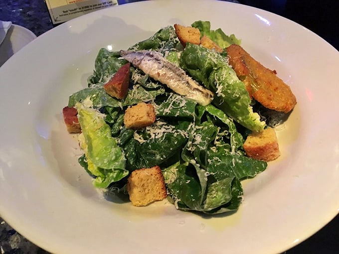 Even a Caesar salad gets the Southern hospitality treatment here, with croutons that look like they were tucked in and read a bedtime story.