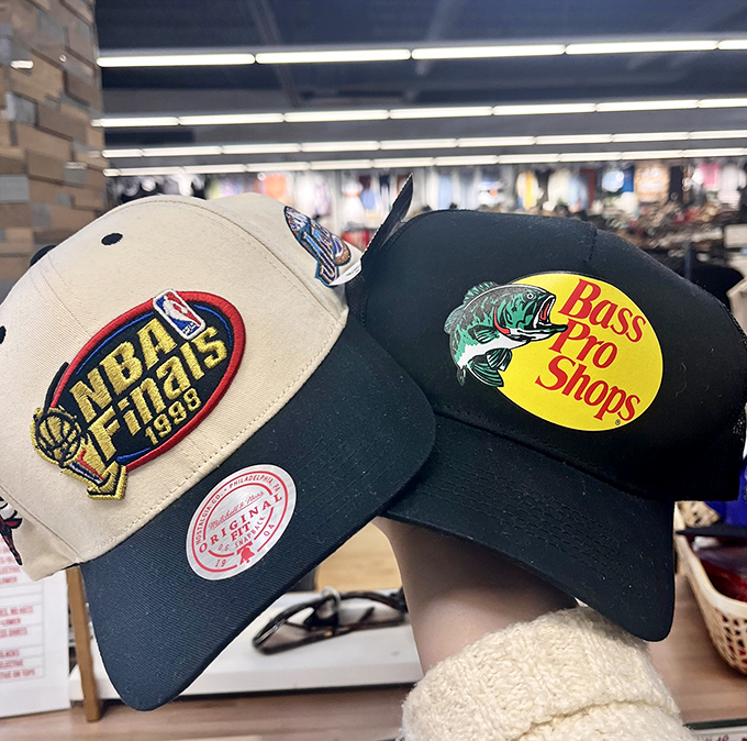 Sports memorabilia meets practical sun protection. These caps tell the world you're a fan without telling your wallet.