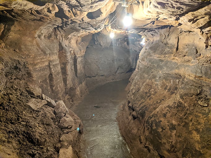 Carved by water, patience, and millennia of determination. These passageways feel like walking through Earth's own memory.