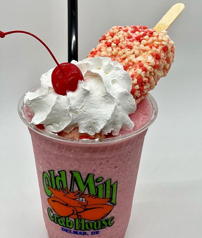 When a milkshake meets a cherry-topped ice cream bar, magic happens&mdash;the sweet finale to your seafood symphony.