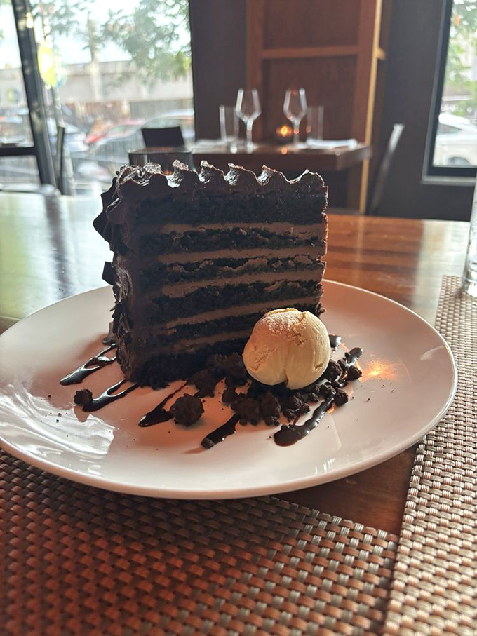 Layer upon layer of chocolate intensity&mdash;this cake doesn't just satisfy cravings, it creates lifelong memories with each forkful.