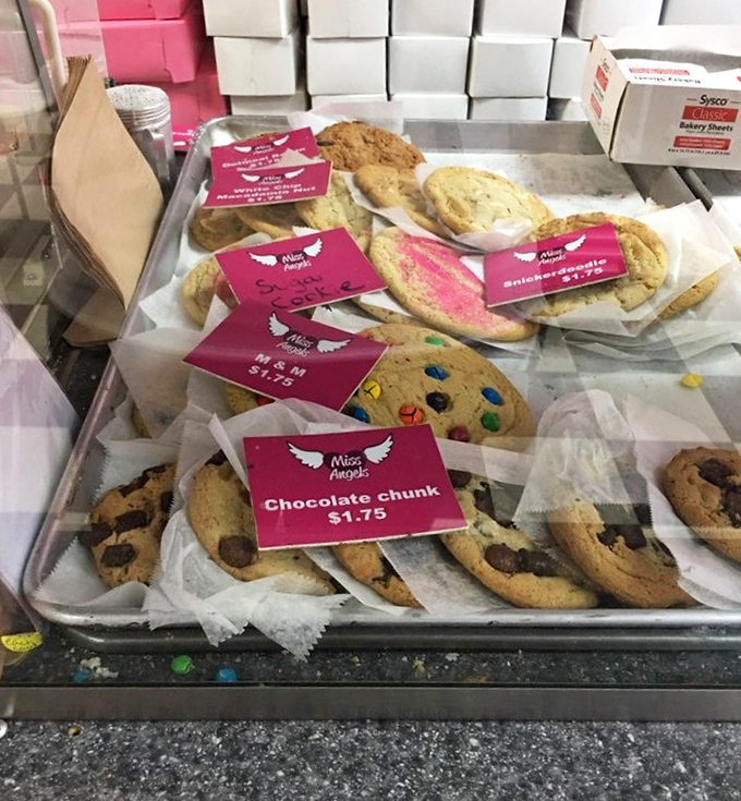 Cookies that look like they jumped straight out of a childhood dream, complete with M&Ms that add both color and the perfect chocolate crunch.