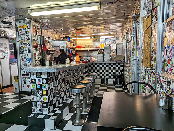 Counter seating offers front-row tickets to the culinary theater happening right before your hungry eyes.