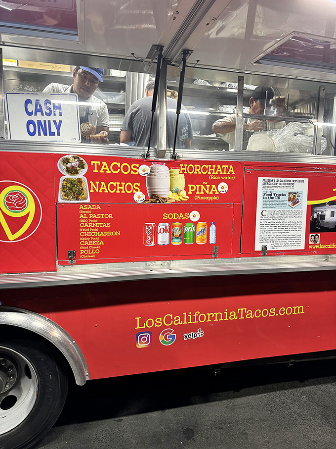 "Cash only" signs and focused staff &ndash; this isn't just cooking, it's culinary choreography performed with the precision of seasoned professionals.