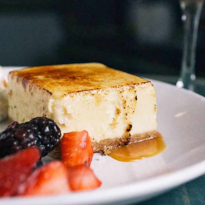 The Creme Brûlée Cheesecake doesn't just break rules, it creates new ones—with a crackling top and velvety interior that defies physics.