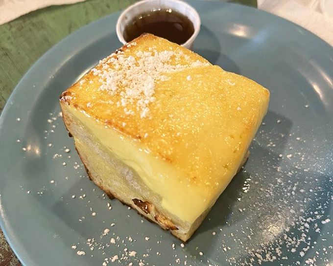 French toast so decadent it probably requires a permission slip from your cardiologist to enjoy.