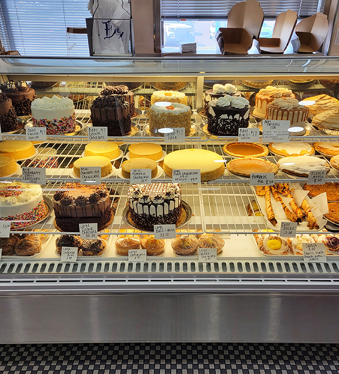 The dessert case that's essentially an adult candy store&mdash;where "I'll just look" becomes "I'll take one of each" faster than you can say "diet starts tomorrow."