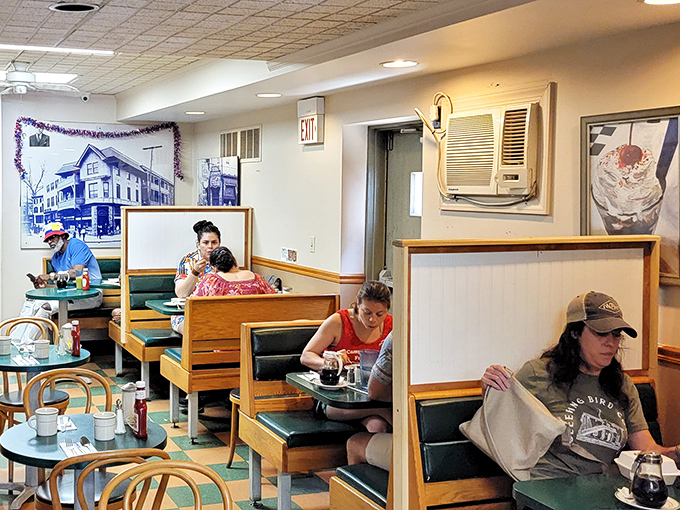 Every booth holds a different conversation, a different story. The true soundtrack of a diner isn't the kitchen&mdash;it's the collective hum of humanity.