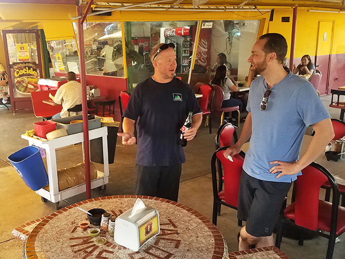 Where food brings people together. In this casual setting, conversations flow as freely as the salsa on your plate.