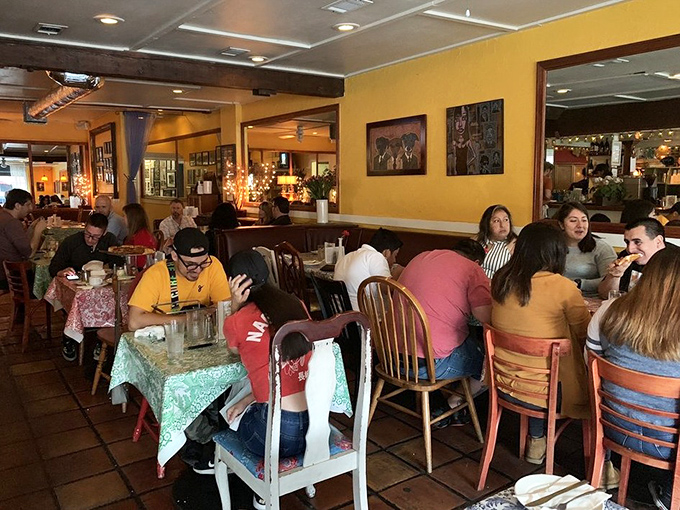 The dining room hums with the universal language of good food&mdash;heads bent over plates, animated conversations, and the occasional reverent silence.