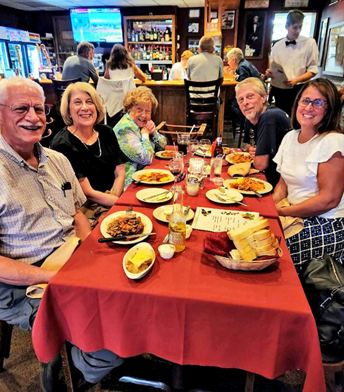 The true measure of a great restaurant: tables filled with smiling faces, empty plates, and the unmistakable buzz of people having a genuinely good time.