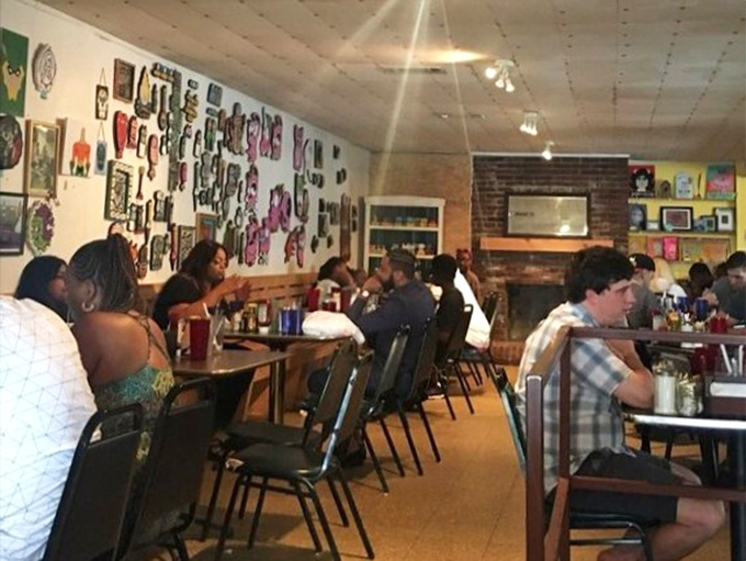 The true measure of a great breakfast spot: a dining room where conversations flow as freely as the coffee refills.