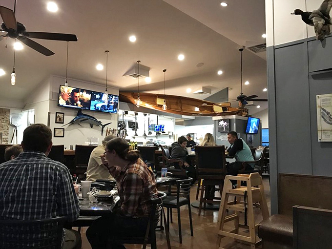 Where locals gather to escape life's stresses, replacing them with good food and the particular joy of watching someone else cook for you.