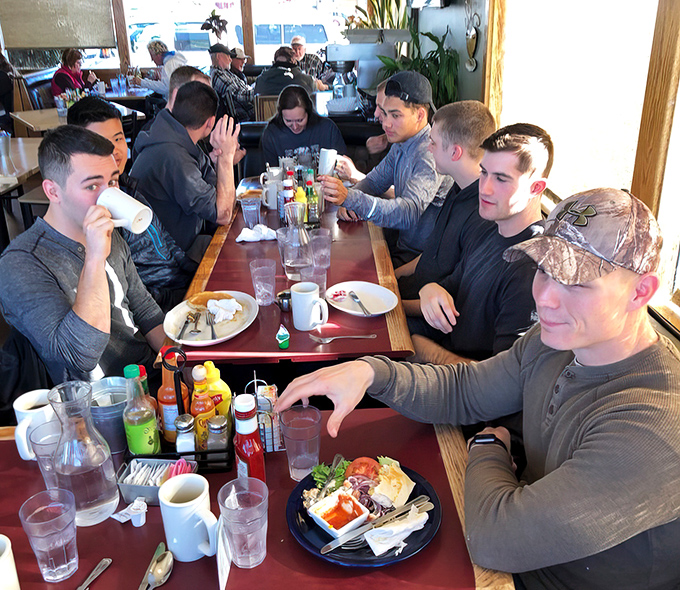 The true measure of a great diner: when a table of friends can solve the world's problems over endless coffee and plates of eggs.