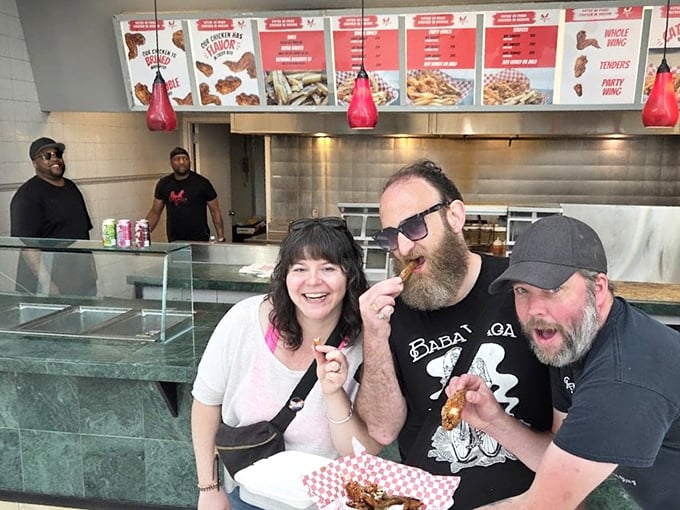 The universal language of great food: that look of pure joy when the first bite exceeds every expectation you had walking in.