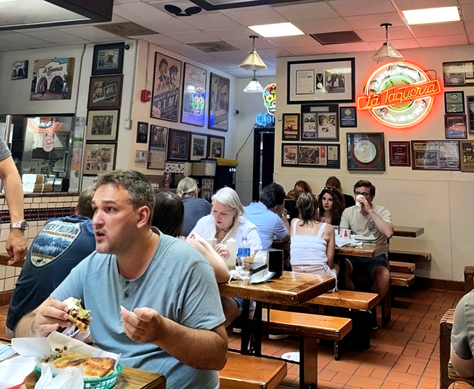 The diverse crowd of diners speaks volumes&mdash;when both tourists and locals brave the lines, you know you've found culinary gold.