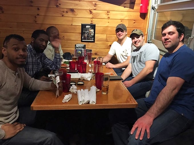 The true measure of any great restaurant: happy people sharing good food, cold drinks, and the kind of conversation that makes time disappear.