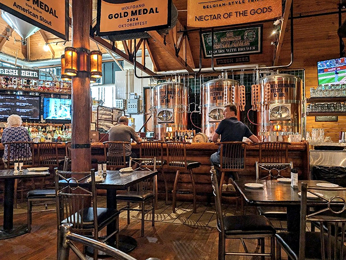 The brewery side offers front-row seats to the magic behind those award-winning craft beers that pair perfectly with prime rib.