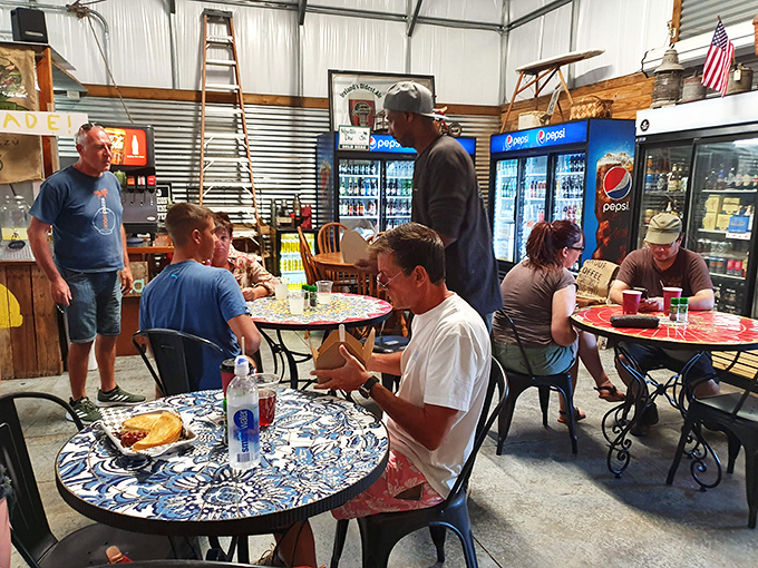 The true measure of a neighborhood gem? When the tables are filled with locals who look like they've found their second living room.