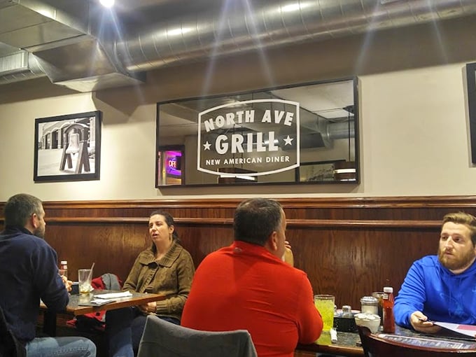 The lunch crowd knows what's up &ndash; this is where locals come to catch up and chow down.