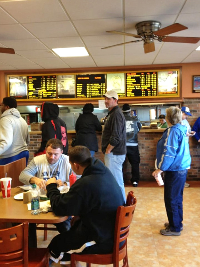 The lunch rush reveals the true character of a place&mdash;locals lining up, patiently waiting their turn for a taste of Delaware's finest.