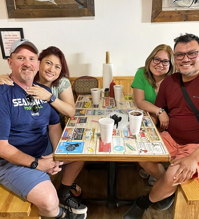 The true measure of a local spot: tables filled with happy diners making memories over food that needs no filter.