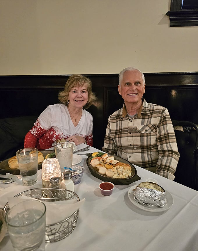 The true measure of a great restaurant: happy diners creating memories over seafood platters and conversation that flows as smoothly as the service.