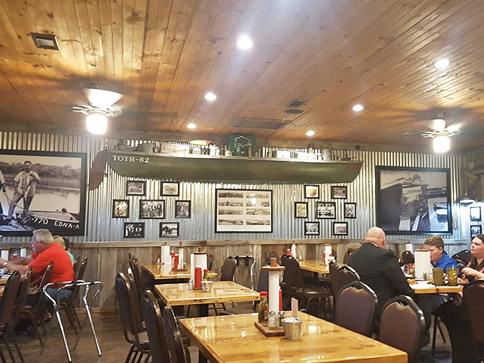 Every wooden table tells a story of families gathering, deals being made, and friendships deepening&mdash;all over plates of perfect catfish.