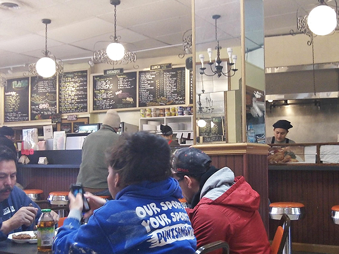 The breakfast rush at Olympia Cafe&mdash;where regulars don't need menus and newcomers become regulars after just one visit.