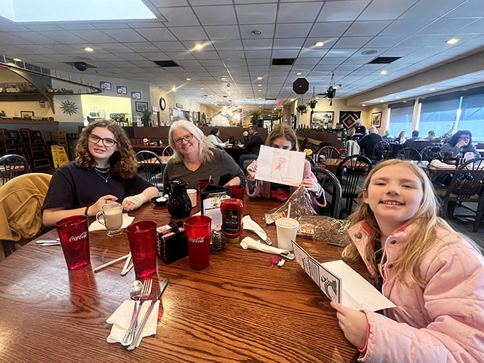 Multi-generational family dining is alive and well here, where breakfast traditions are passed down alongside the maple syrup and coffee refills.