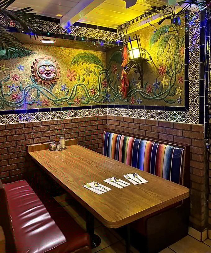 The dining room buzzes with satisfied conversations and the universal language of culinary contentment.