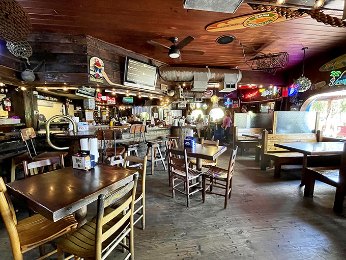 No interior designer needed&mdash;just decades of good times, fishing tales, and the patina that comes from being genuinely loved by locals.