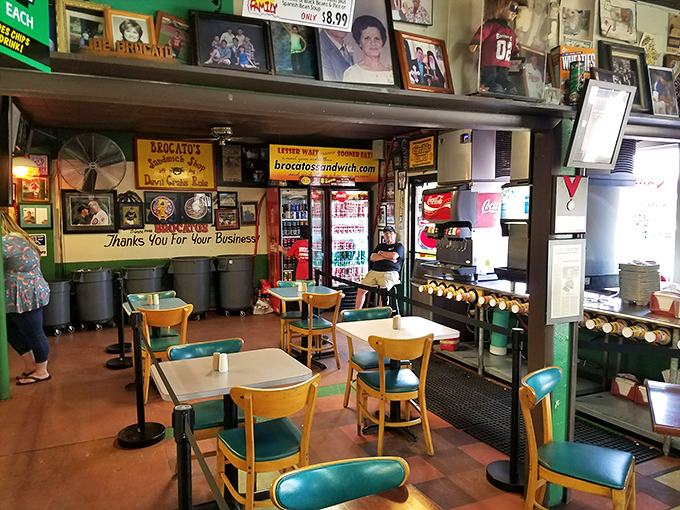 The dining area feels like your favorite uncle's kitchen&mdash;unpretentious, welcoming, and promising something delicious is just moments away.