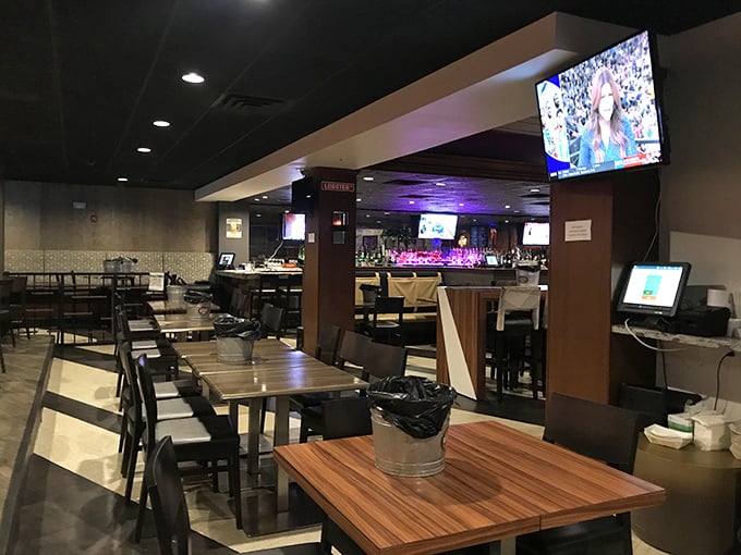 Modern meets rustic in a dining space that says "stay awhile" &ndash; the kind of place where one drink turns into "should we order dessert?"