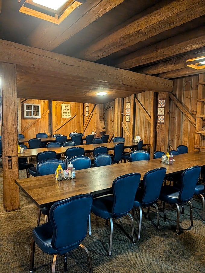 Where family reunions and business meetings find common ground&mdash;under wooden beams that have witnessed countless "I'm too full but let's see the dessert menu" moments.