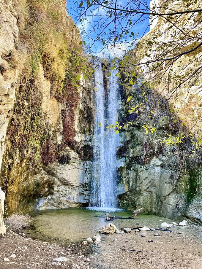 When the waterfall is flowing at full strength, it's like Mother Nature turned the volume up to eleven.