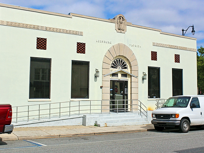 This beautifully preserved Art Deco building whispers stories of Leesburg's past while remaining a functional part of its present.