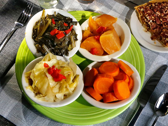 A colorful quartet of vegetable sides proves that Southerners know their way around produce just as well as they know their fried foods.