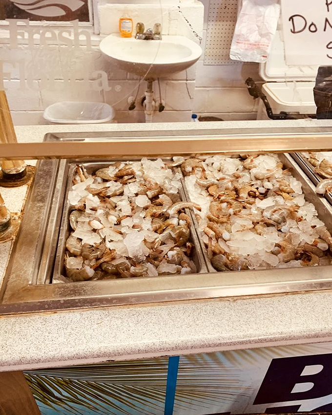 Fresh shrimp on ice&mdash;the seafood equivalent of seeing celebrities without makeup and finding them even more beautiful.