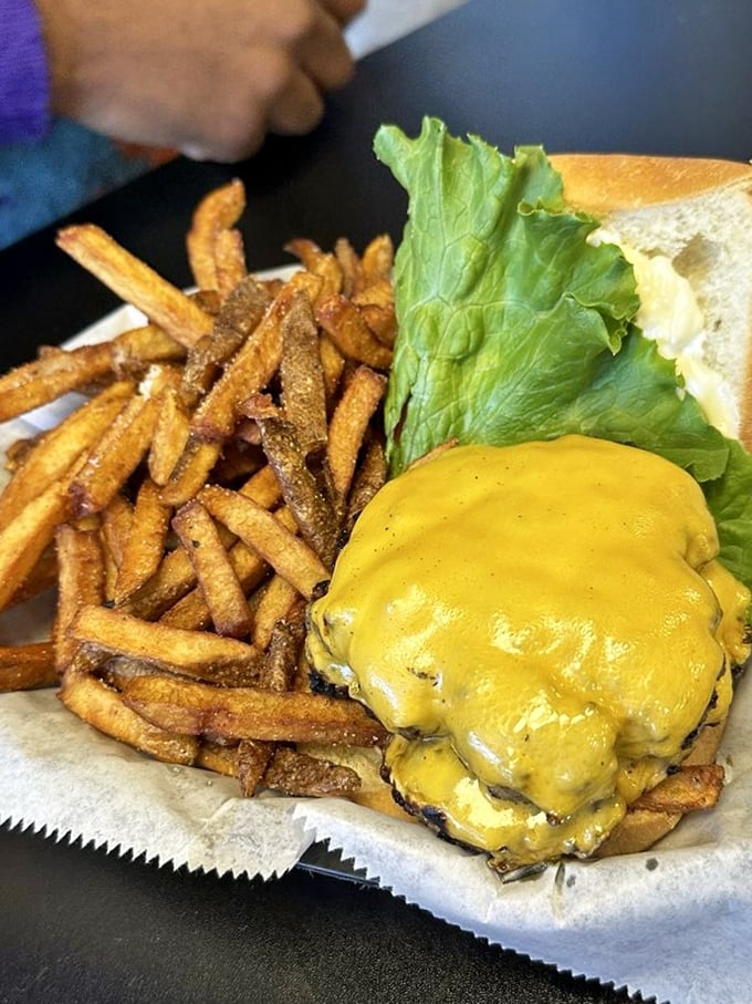 The perfect burger doesn't exi&mdash; Oh wait, here it is. Golden cheese cascading over beef like a sunset over the Tennessee hills.