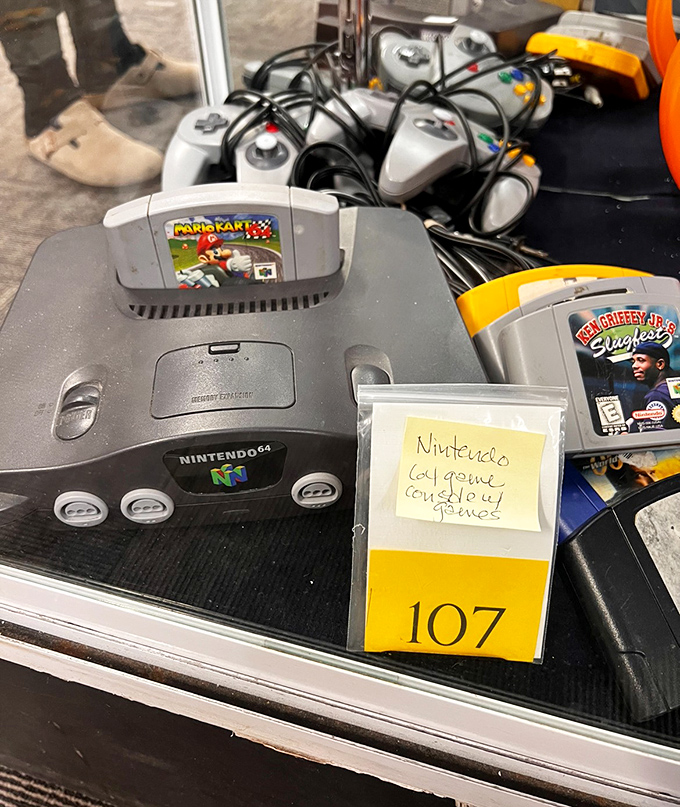 Nintendo 64 with Mario Kart proves that vintage gaming never dies—it just gets more expensive as nostalgia tax kicks in.