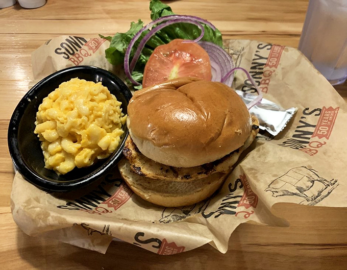 A burger that doesn't need fancy tricks&mdash;just honest ingredients and proper execution. That mac and cheese isn't playing a supporting role; it's co-starring.